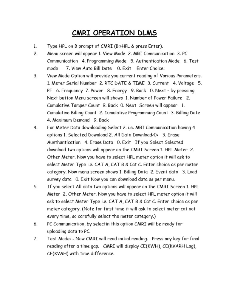 DAKSH CMRI Mnual | PDF