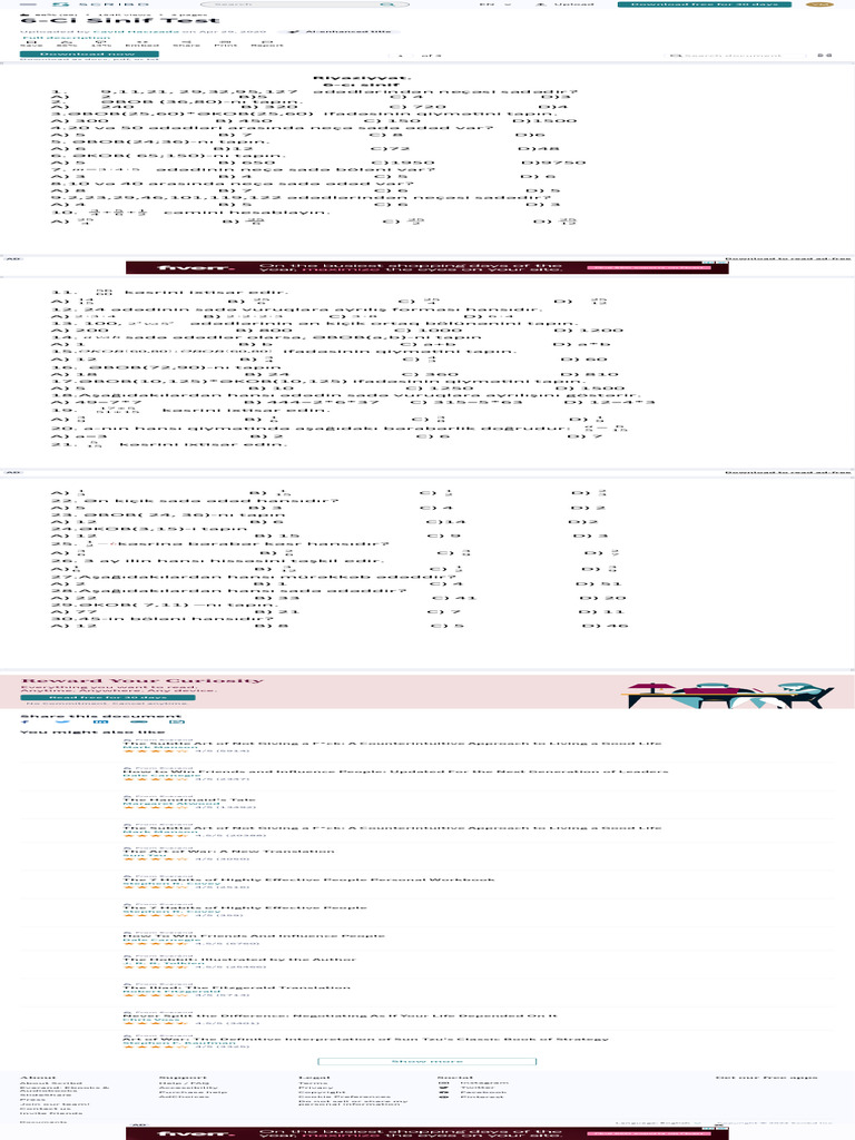 6-Ci Sinif Test PDF | PDF | Computing | Software 6-Ci Sinif Test PDF | PDF | Computing | Software