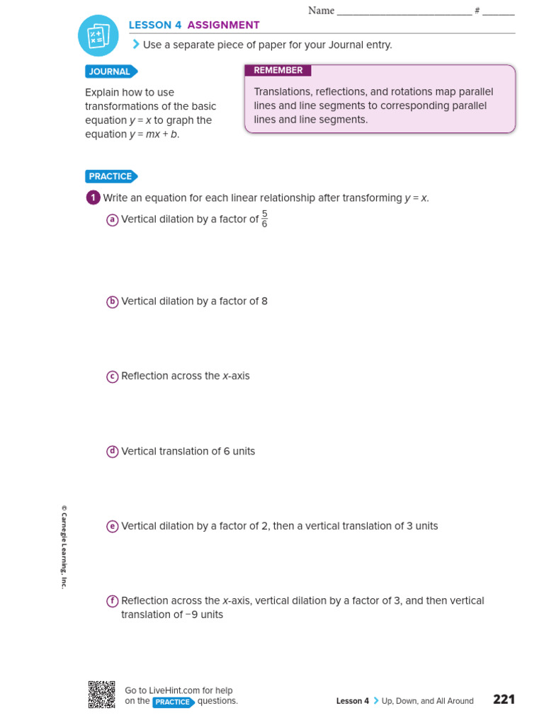 M8 Mod 2 T1 Lesson 4 PW | PDF | Mathematical Relations | Theoretical Computer Science