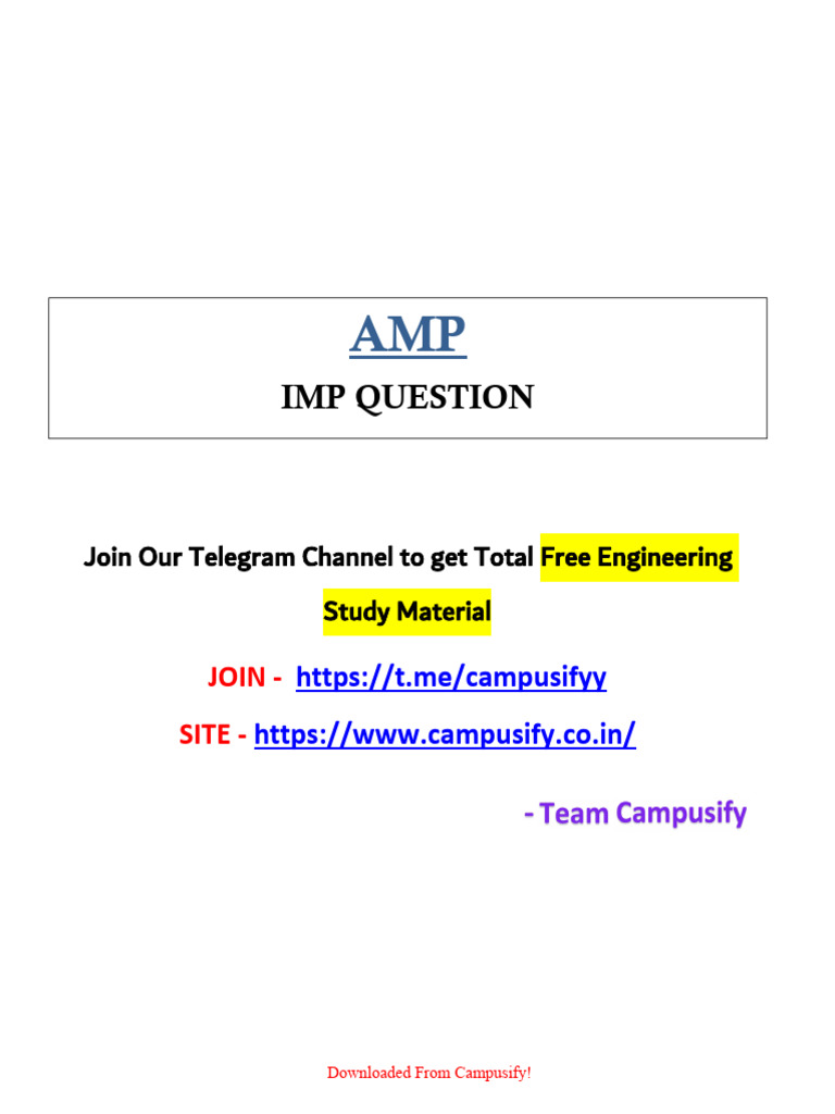 AMP ME05 IMPQ by Campusify | PDF | Numerical Control | Gear