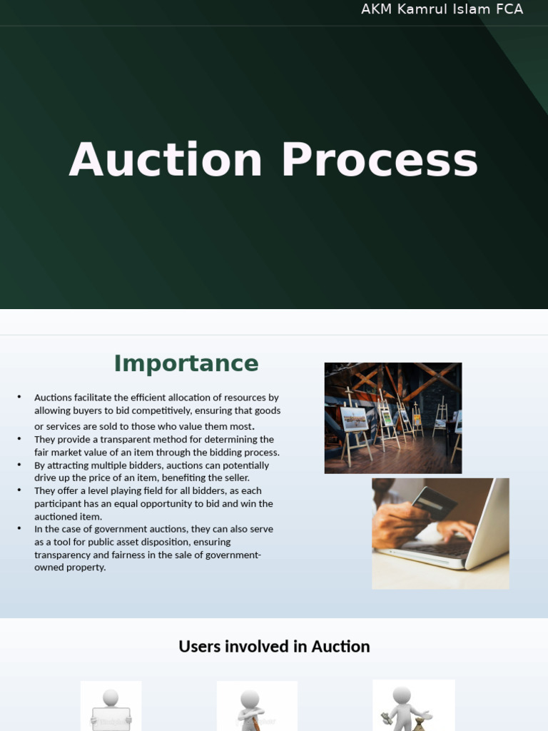 Auction Process_ Rules, Laws, and Regulations | PDF | Auction ...