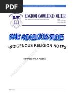 FRS Form 1 Notes | PDF | Ministry Of Jesus | Jewish Holidays