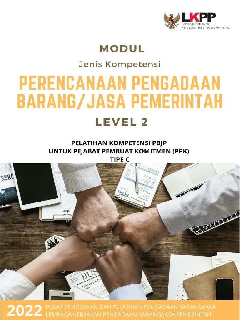 PDF Modul JK Melakukan Perencanaan PBJP Level 2 Versi 2 Publish Compress | PDF