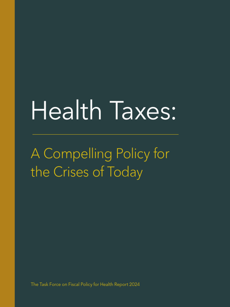 Health Taxes 1728352457 | PDF | Taxes | Excise