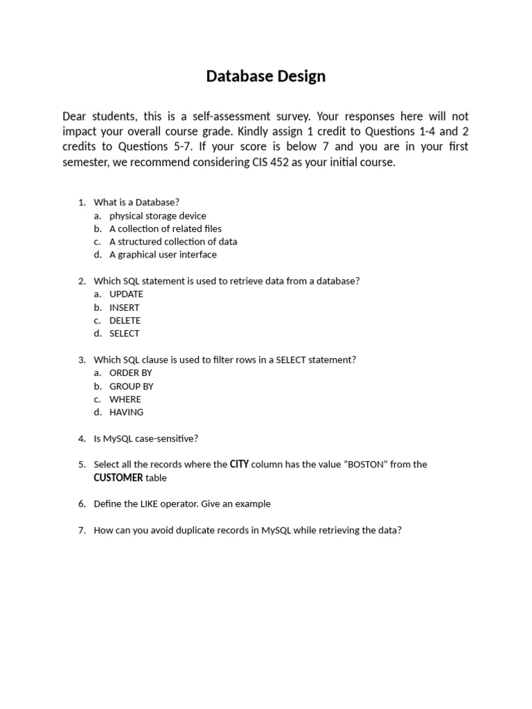 Database Design | PDF