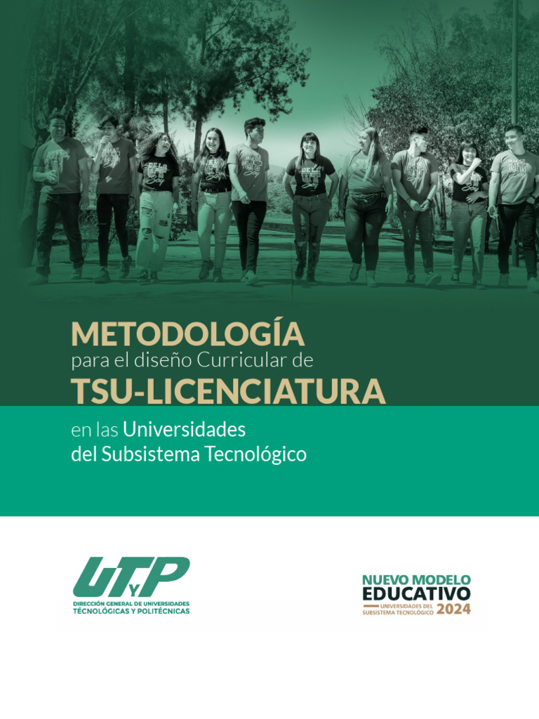 Metodología Diseño Curricular de TSU y Licienciatura | PDF | Plan de ...