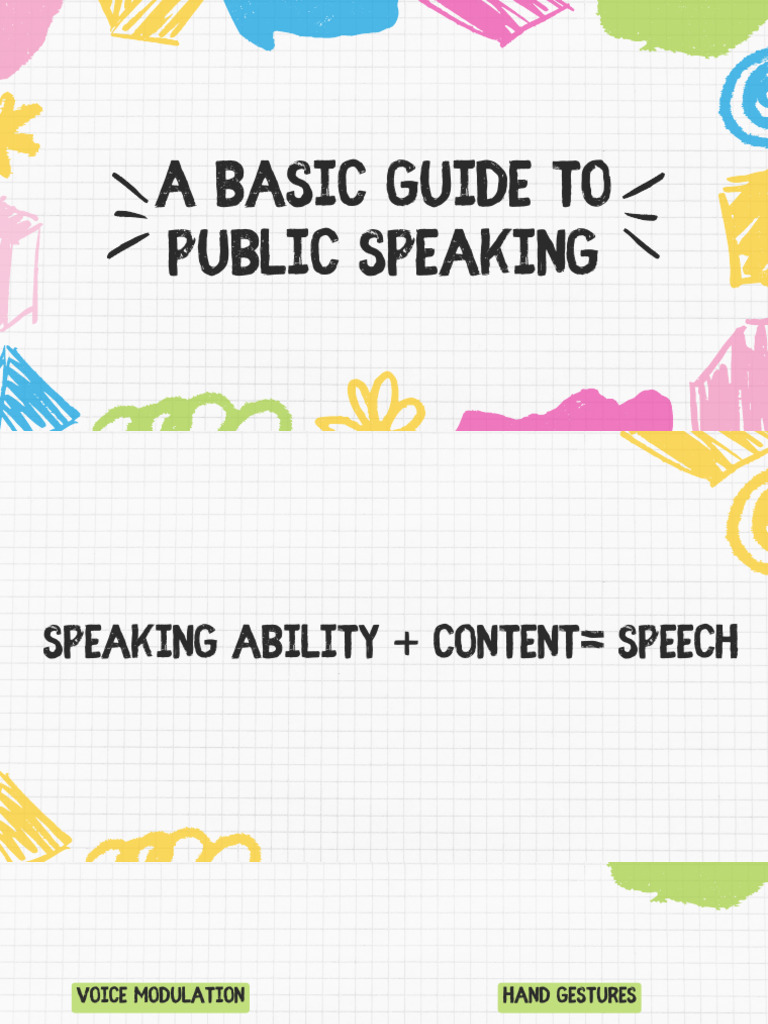 Public Speaking | PDF