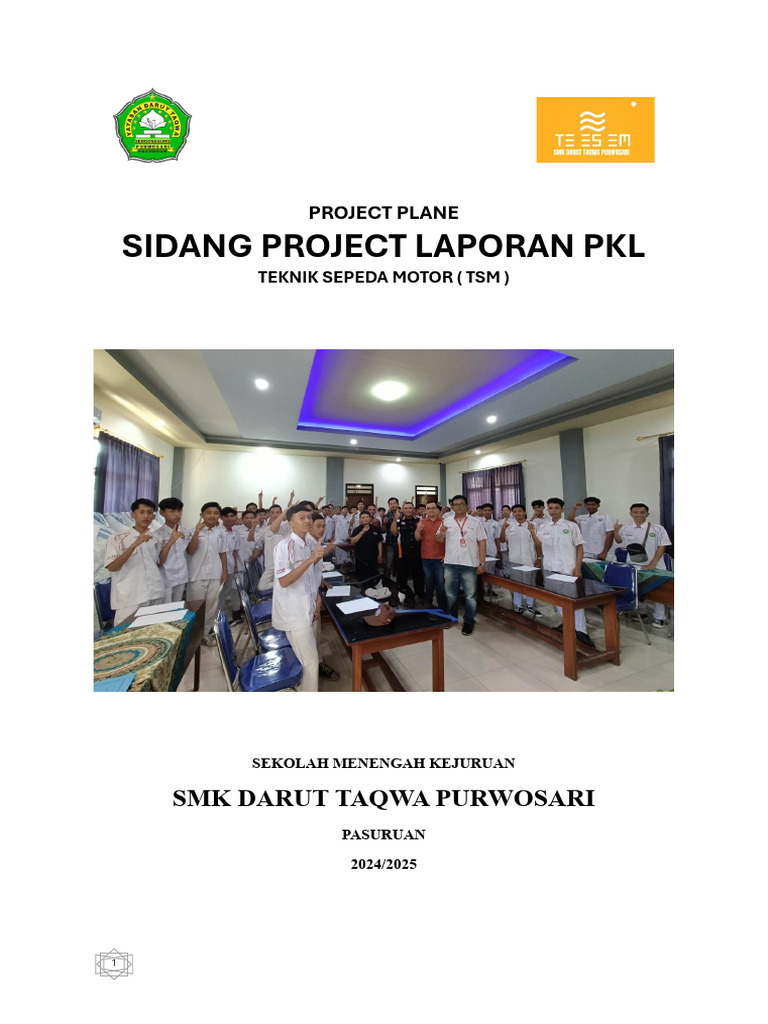 Draft Sidang Uji Laporan Pasca PKL TSM | PDF