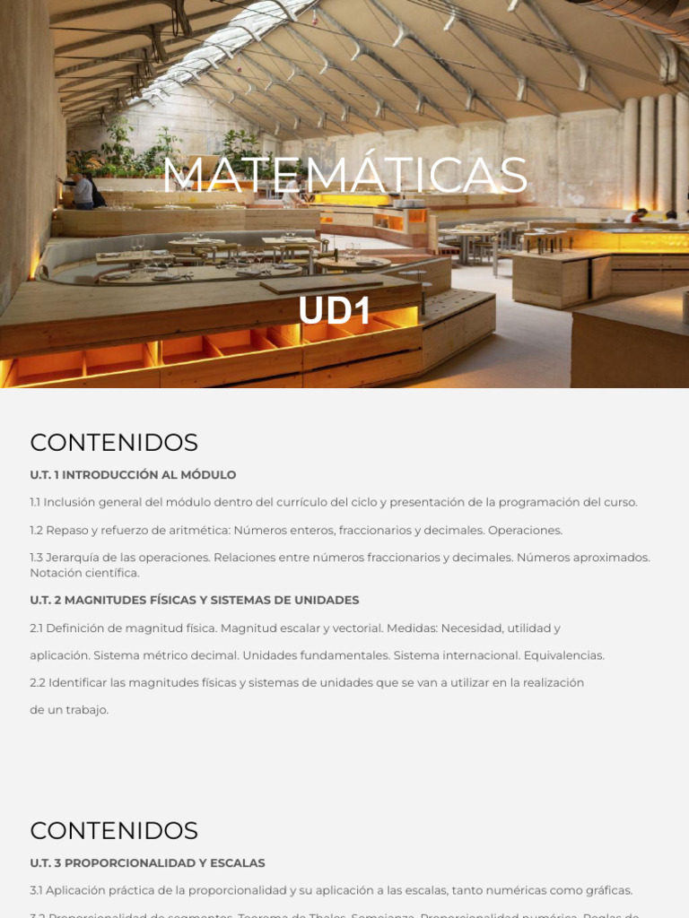 Ud1 Matemáticas | PDF | Números | Ecuaciones
