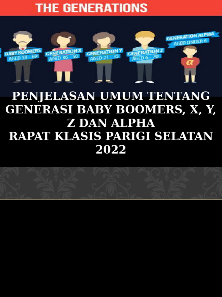 Mengenal Generasi: Baby Boomers hingga Alpha | PDF