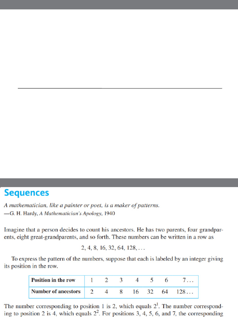 Sequences and Summations in Discrete Math | PDF | Summation | Mathematics