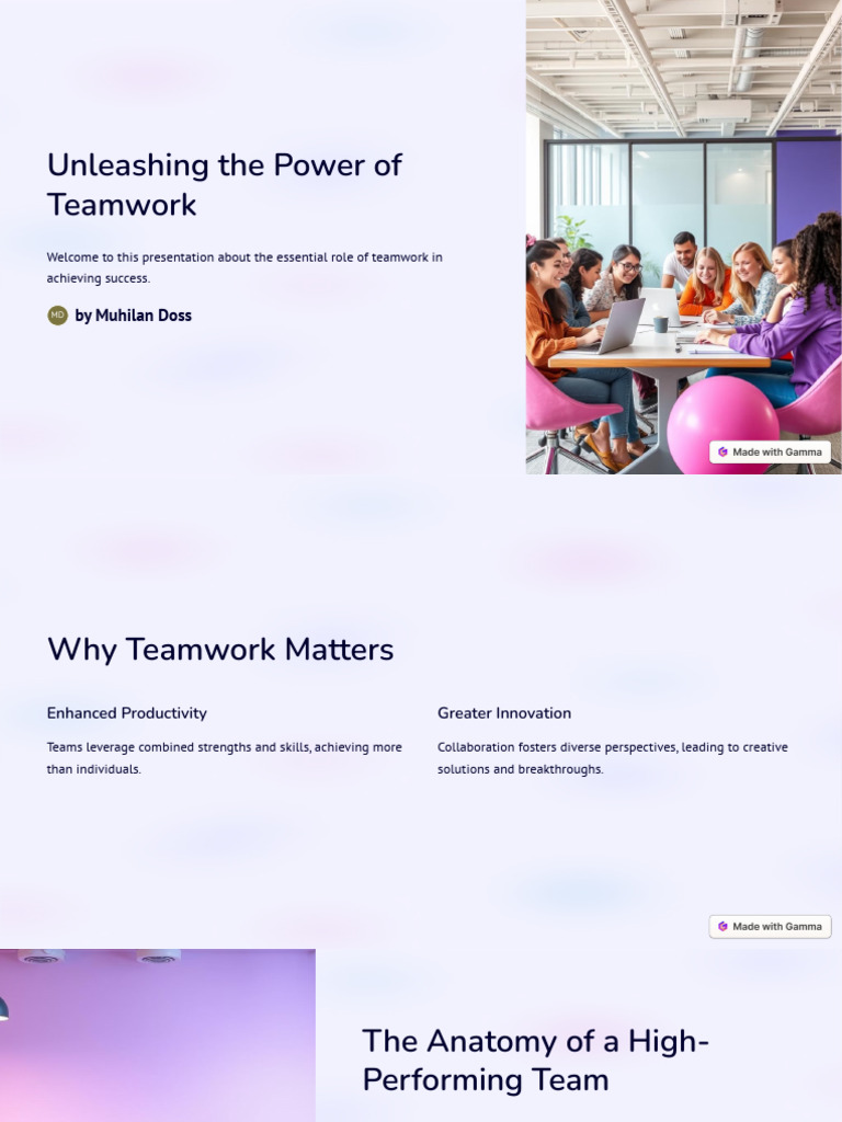 Unleashing Teamwork for Success | PDF | Communication | Human Communication