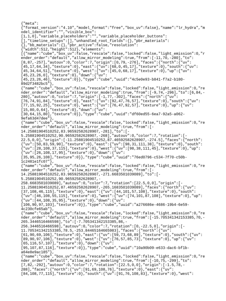 LR Hydra - Bbmodel | PDF