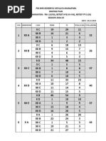 Class Wise Seating Plan for Exams | PDF