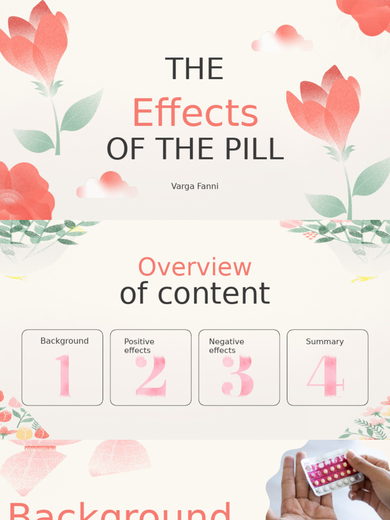 Effects of Birth Control Pills Explained | PDF