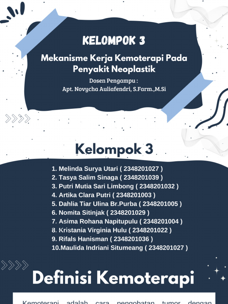 Obat Kemoterapi | PDF
