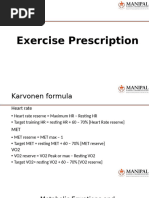 ACSM Metabolic Equations Overview | PDF | Physical Quantities | Physics