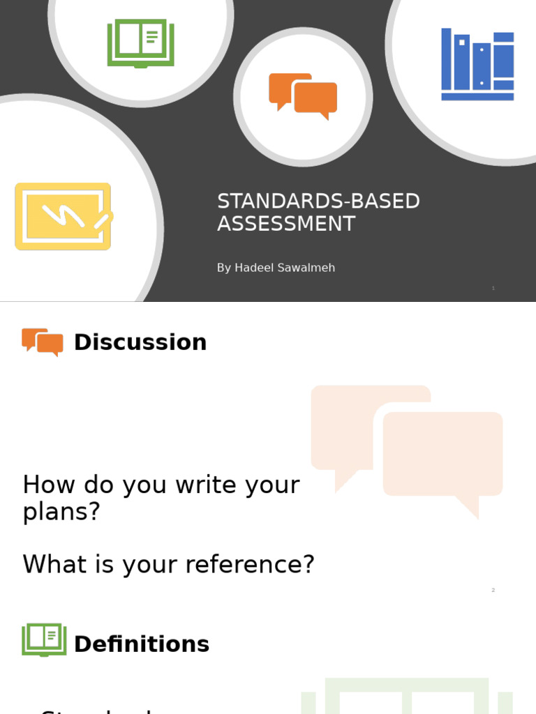Standards-Based Assessment | PDF | Educational Assessment ...