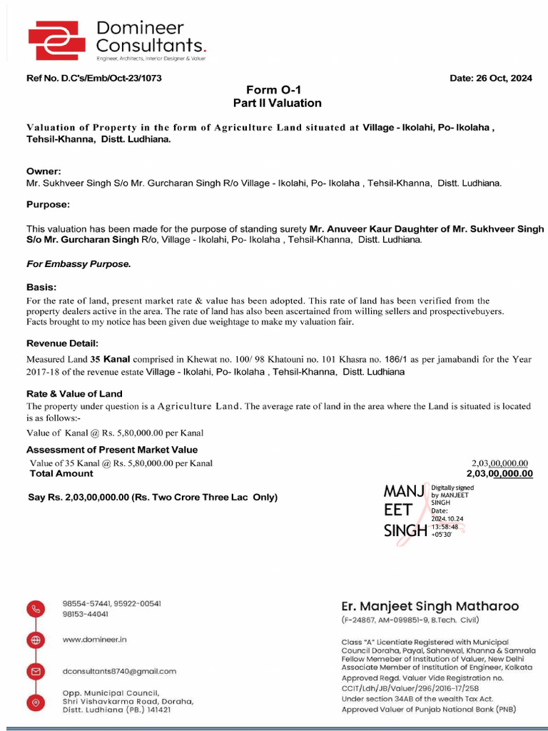 Sukhveer Singh Ev 00 | PDF