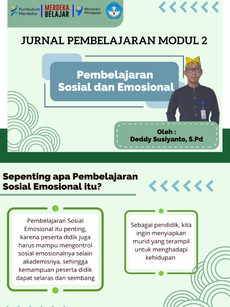 Deddy Susiyanto, S.PD - Pembelajaran Sosial Emosional Modul 2 | PDF