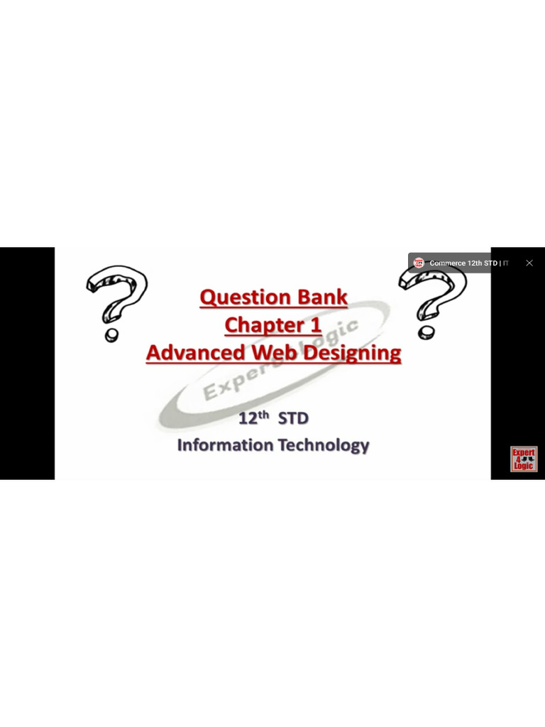 Advance Web-Designing Ultimate Final Questions With Answers | PDF
