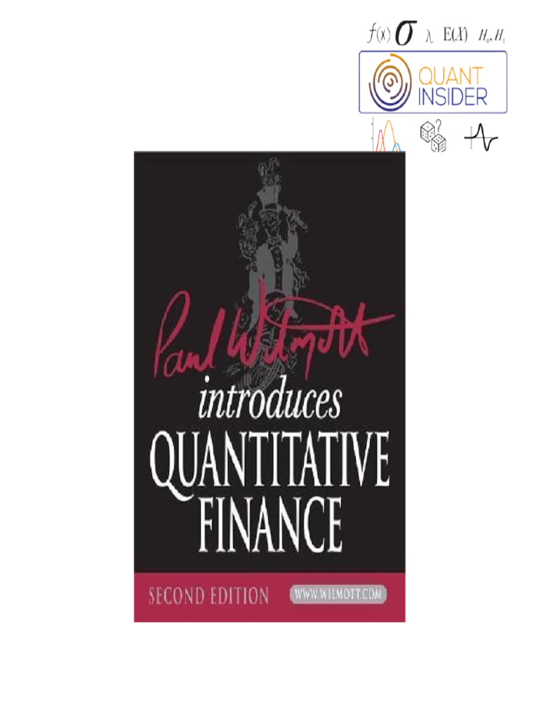 15 Must Read Quant Books 1719698126 | PDF