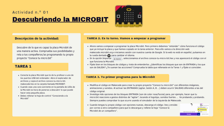 Práctica 1 MICROBIT | PDF | Informática