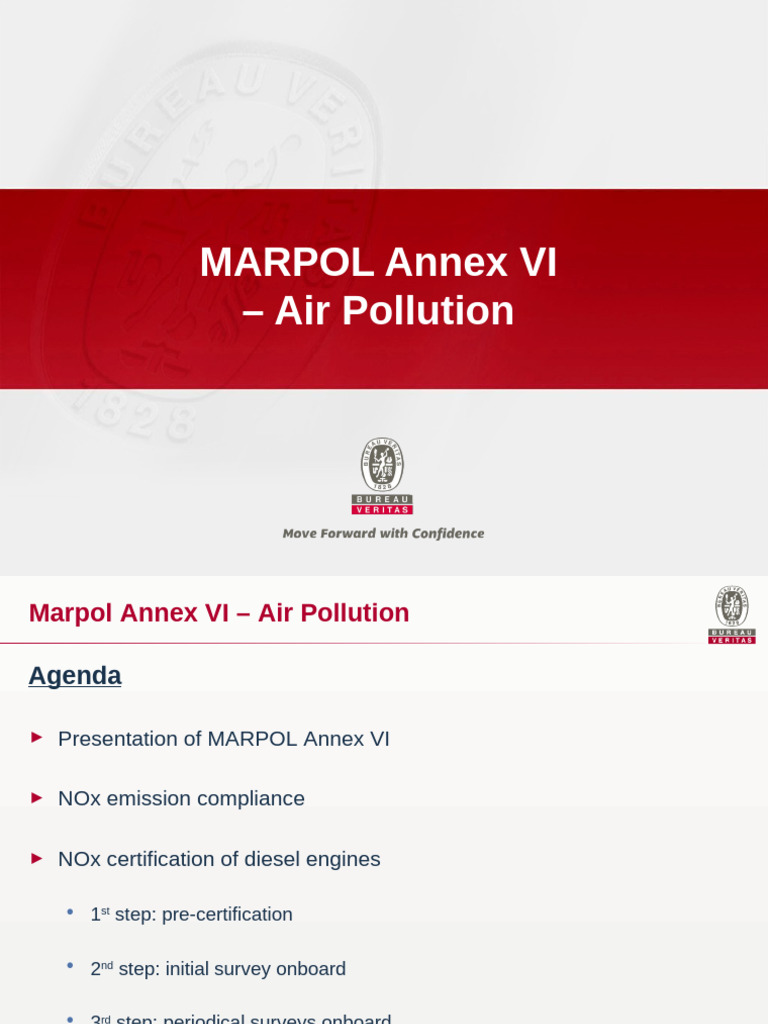 MARPOL Annex VI Air Pollution Regulations | PDF | N Ox | Exhaust Gas