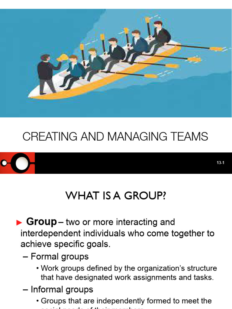 Week 12 - Creating and Managing Teams | PDF | Decision Making | Group ...