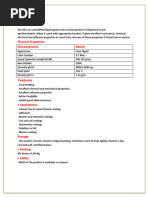 Standard Liquid Epoxy Resin: Technical Data Sheet | PDF | Epoxy | Adhesive