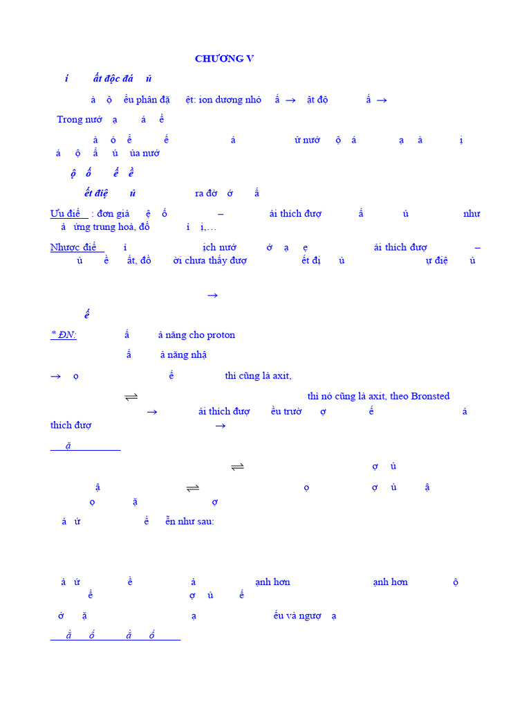 Chuong 5 Acids & Bases (6t) | PDF