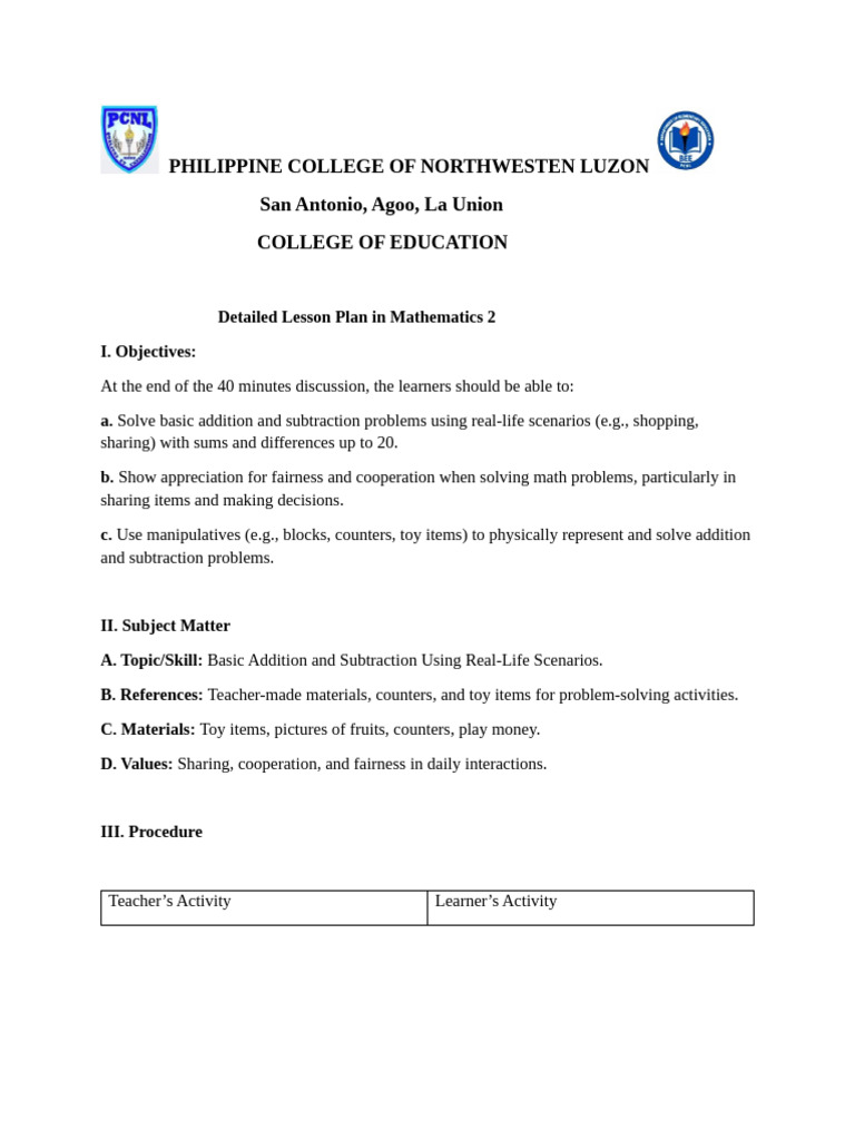 MATH LP (1) | PDF | Mathematics | Learning