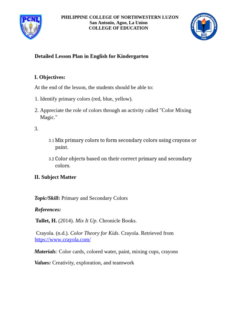 LP English Final Na Hahss | PDF | Color | Red