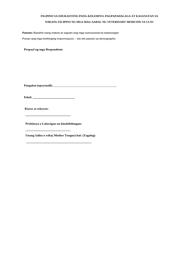 Survey Sample | PDF