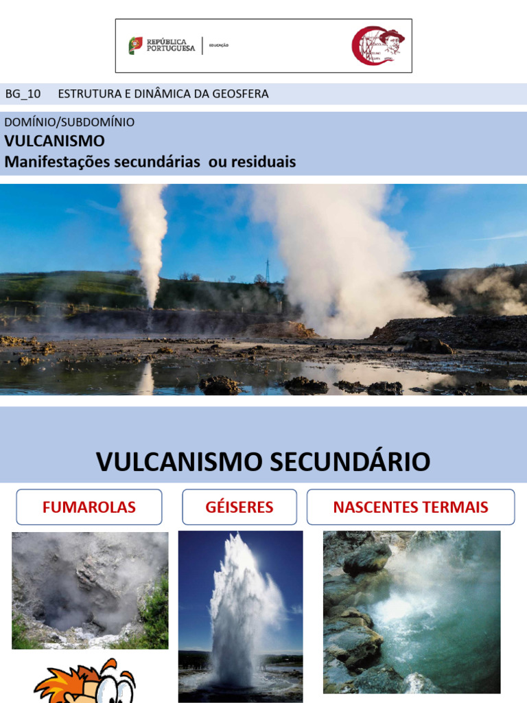 Vulcanismo Secundário e Fenômenos Naturais | PDF