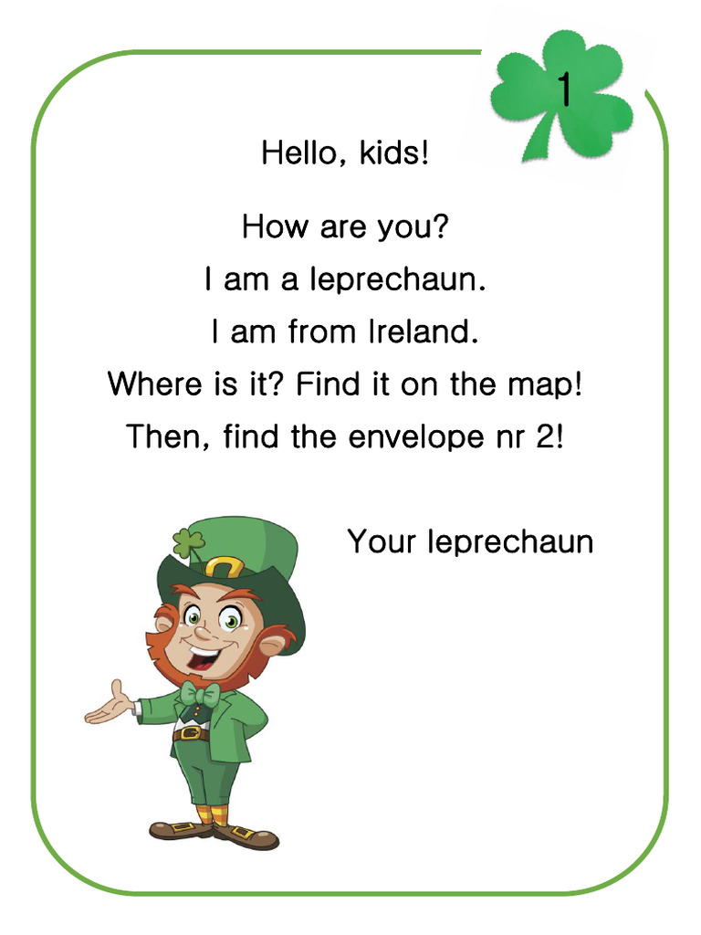 Leprechauns-letters | PDF