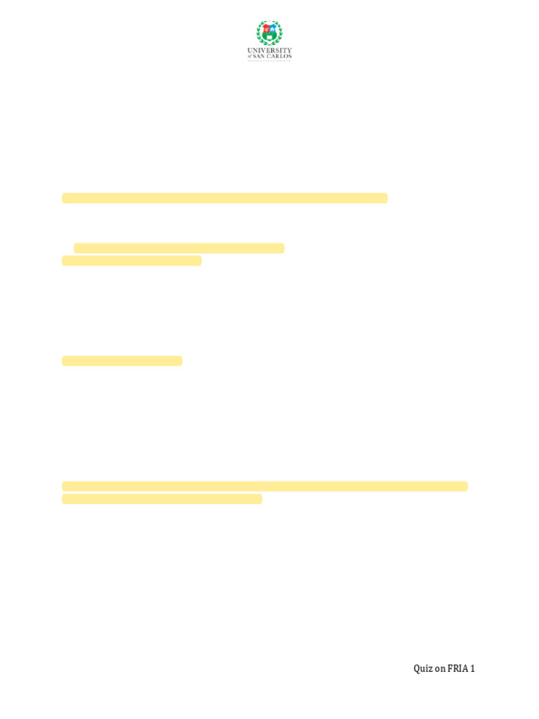 IRC 5 Quiz On FRIA Denila | PDF | Lien | Insolvency