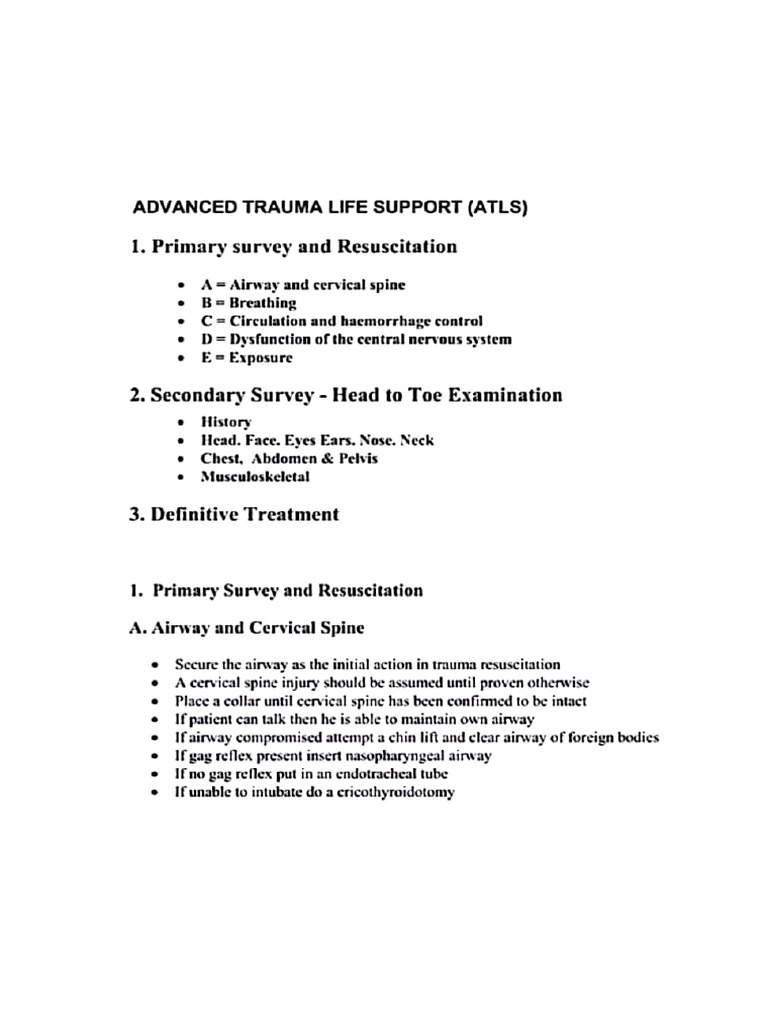 ATLS | PDF