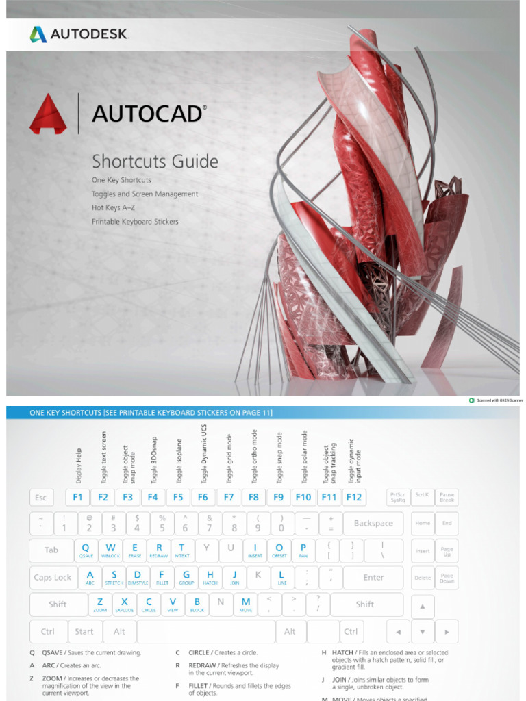 AutoCAD-Shortcuts-Guide-Autodesk | PDF