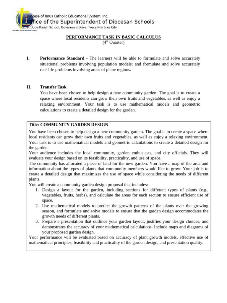 PETA 4Q | PDF | Mathematics | Vegetables