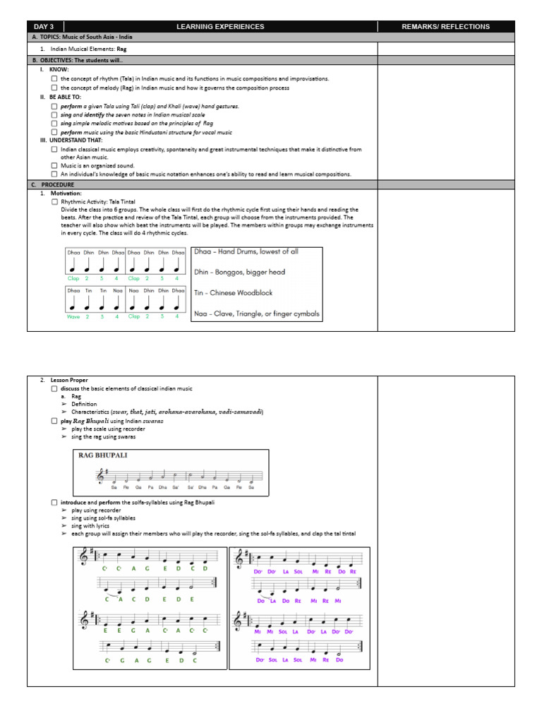 Indian Music: Rhythm and Melody Basics | PDF | Music Theory | Musical ...