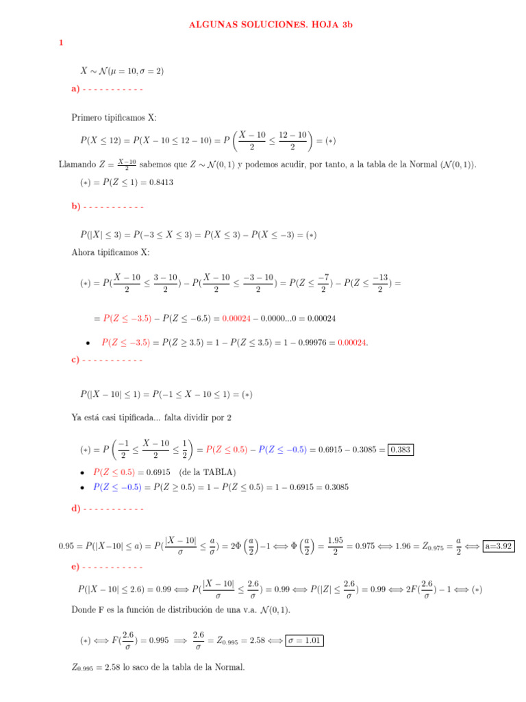 Hoja_3b_SOL_CLASES_1_2_3_6_7 | PDF | Teoría estadística | Análisis matemático