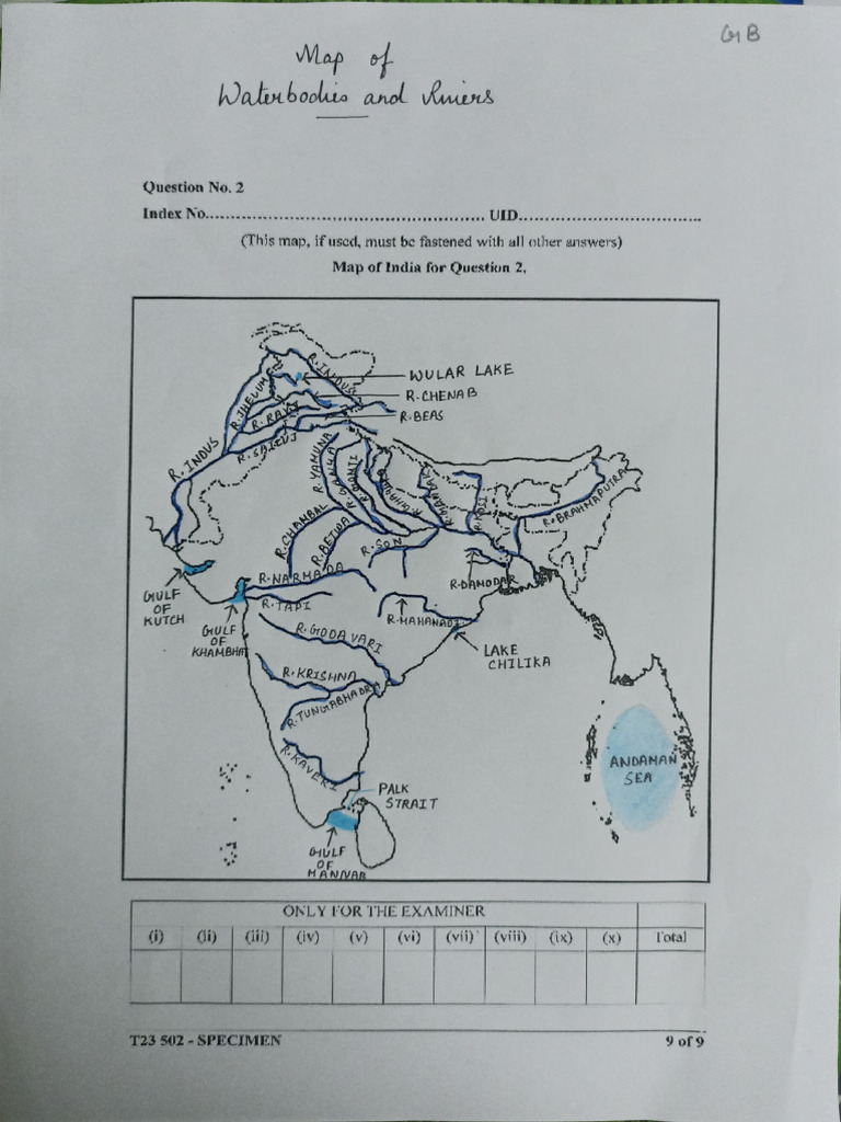 ICSE Map Pointing - Full Syllabus - India | PDF