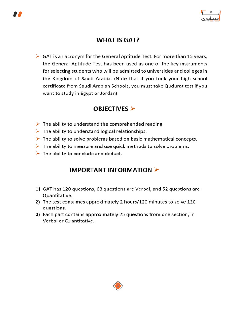 GAT english | PDF | Reading Comprehension | Analogy