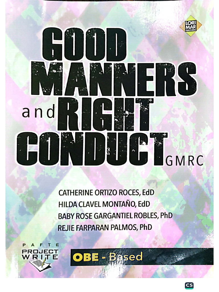 Good Manners and Right Conduct Module 4 6 1 | PDF