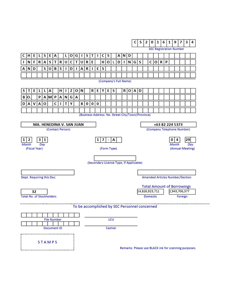 C 2023 Annual Report SEC Form 17 A v3 | PDF | Tugboat | Sustainability
