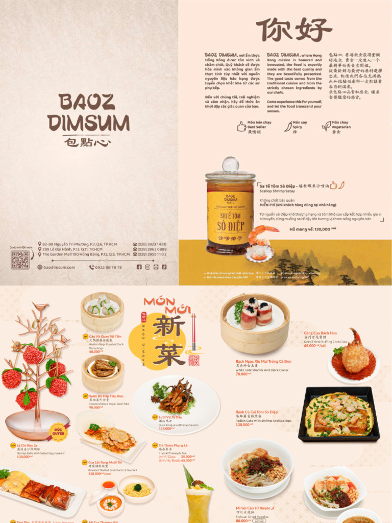 Menu Baoz Dimsum | PDF
