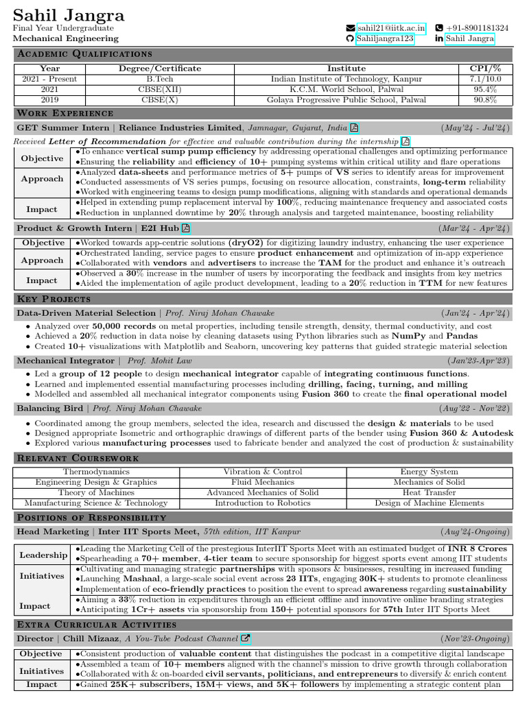 210893_sahil_bt_me | PDF | Reliability Engineering
