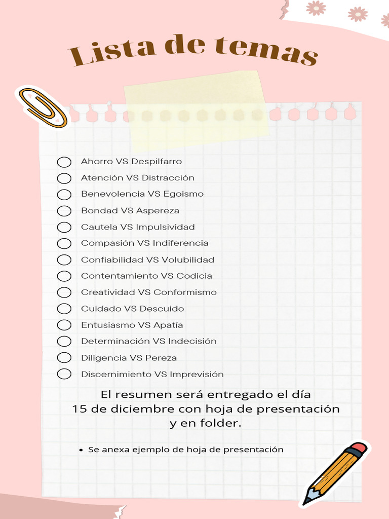 RASGOS DE CARACTER | PDF