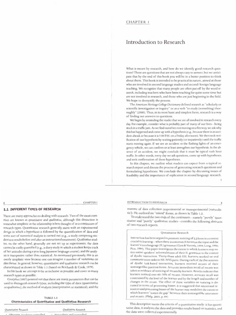 Introduction To Research | PDF